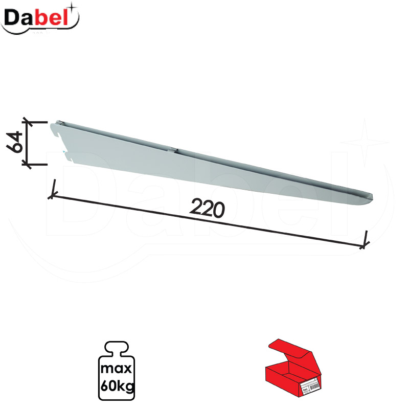 Nosač police modularni N3101 Bela 220/64mm - građevinski okovi i ...