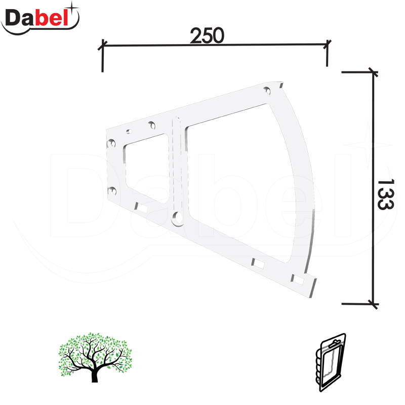 Mehanizam za cipelarnik MC1 Bela 133x250mm 1 pregrada - građevinski ...